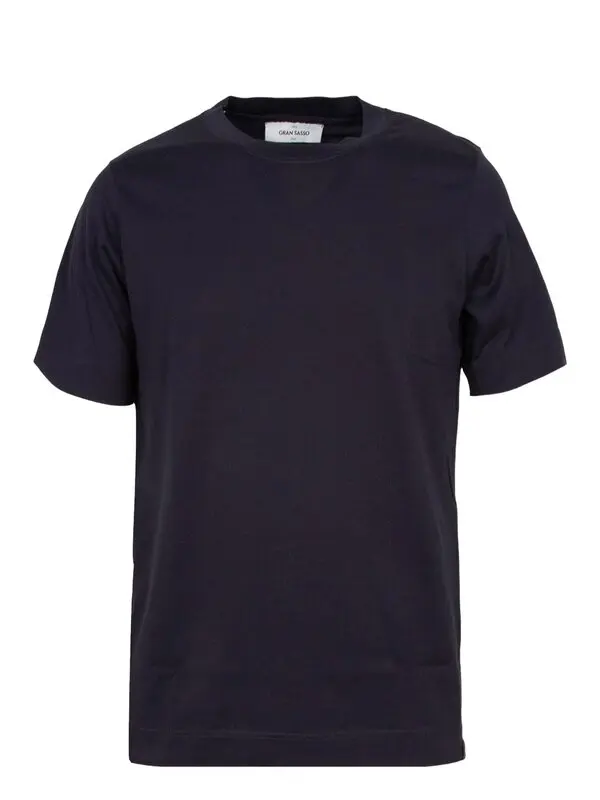 GRAN SASSO Crewneck T-shirt - Black