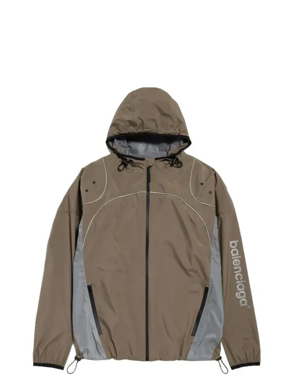 Balenciaga Zip-up Techwear Jacket - Grey