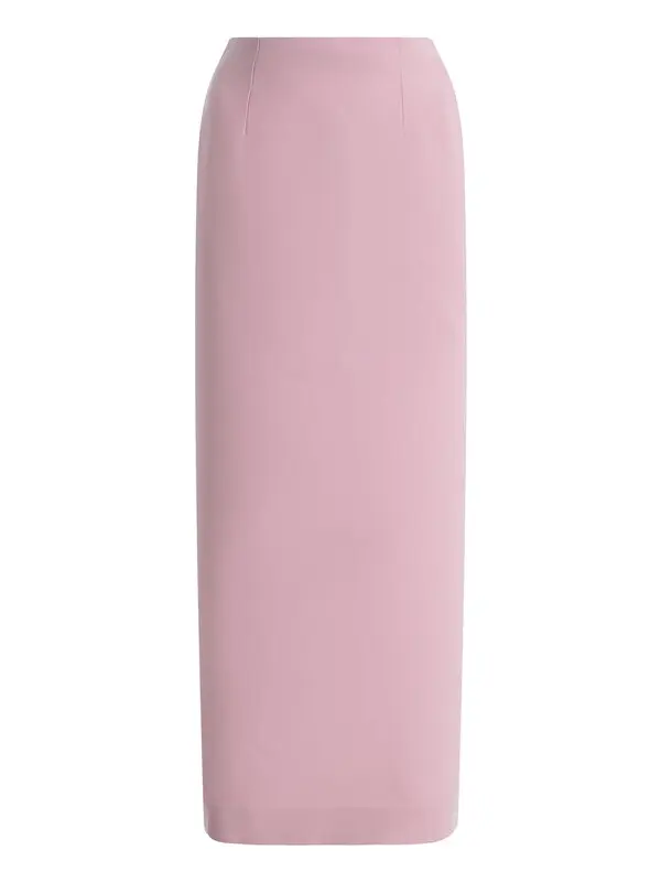 CHORUS Maxi Skirt With Rear Slit - Pink