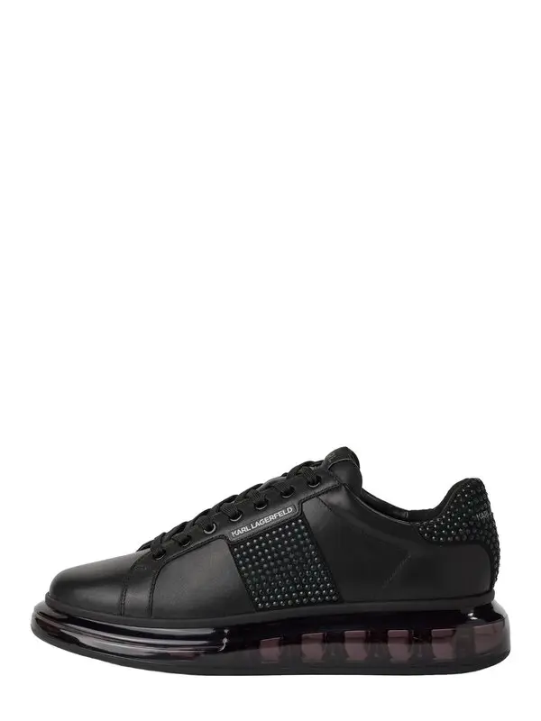 Karl Lagerfeld Kapri Kushion Rhinestone Sneakers - Black