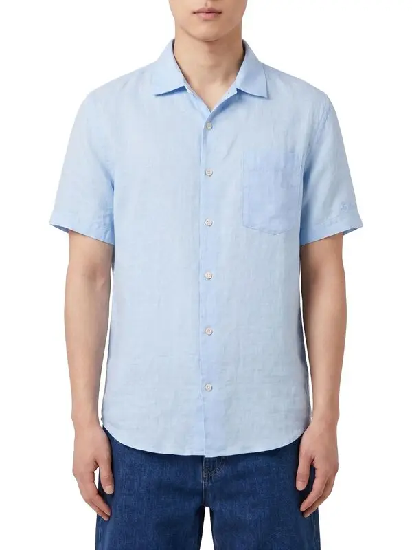 MC2 SAINT BARTH Short Sleeve Shirt - Blue