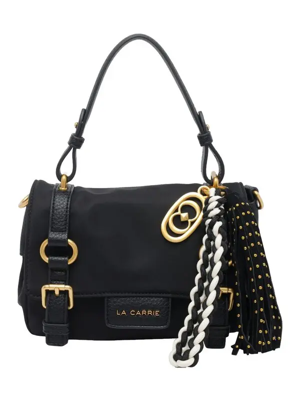 LA CARRIE Atena Mini Shoulder Bag - Black