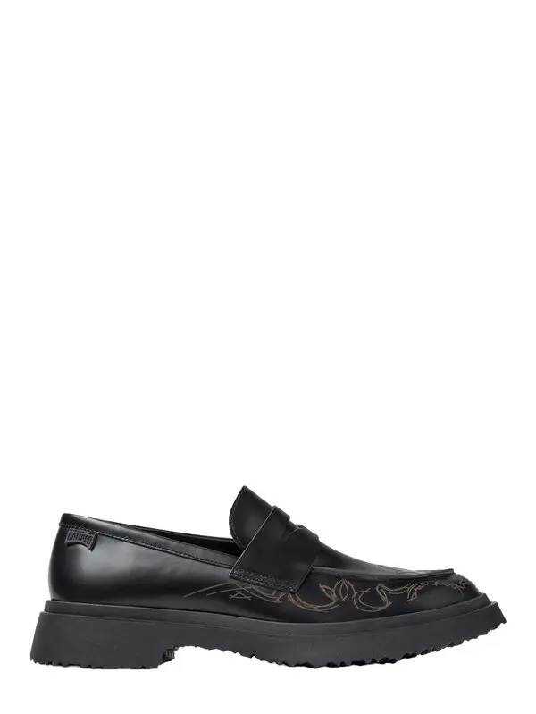 Camper Calfskin Loafers With Ortholite Insole - Black