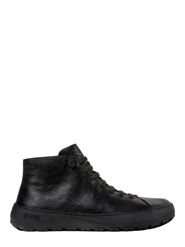 Camper Peu Serra Grained Leather Chukka Boots - Black