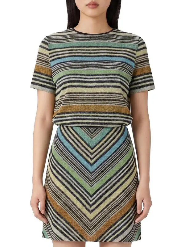 Missoni Viscose Striped T-shirt - Multicolor
