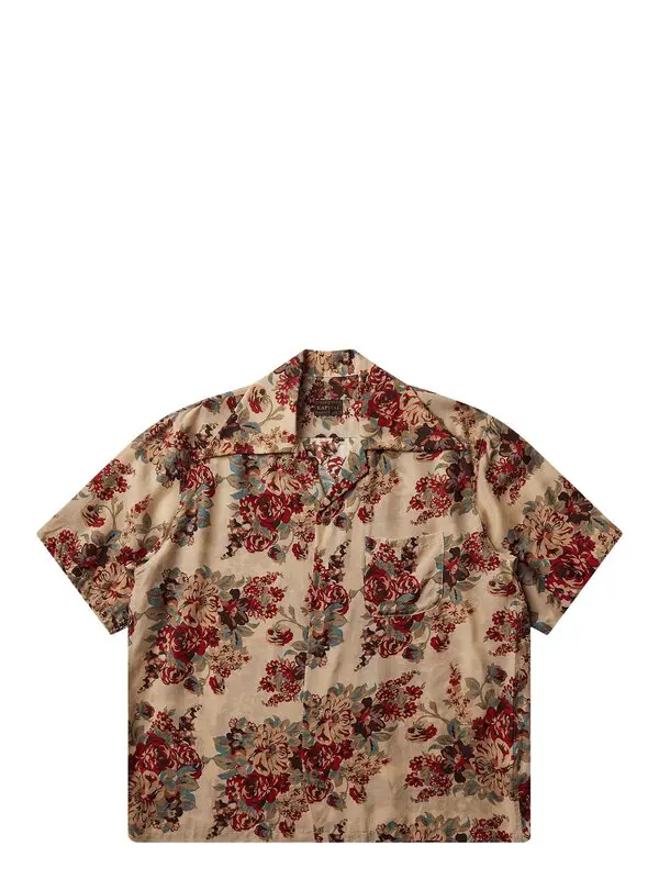 Kapital Silk Rayon Champetre A.ma.te.ra.se. Wrangle Shirt - Black