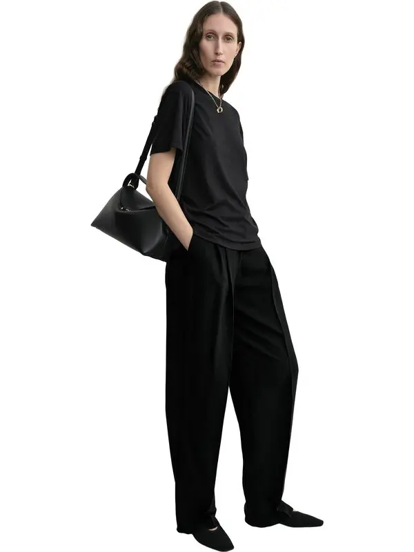 TOTEME Classic Crewneck T-shirt - Black