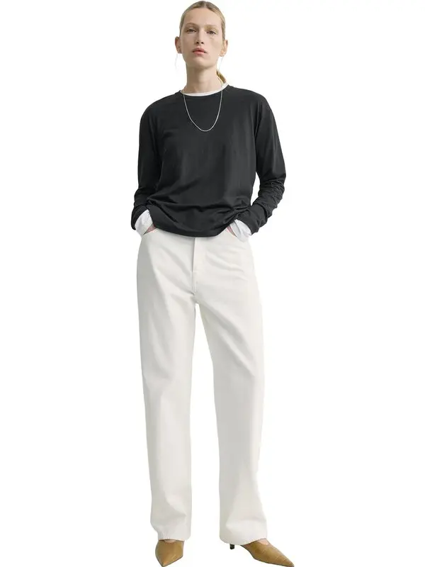 TOTEME Classic Long-sleeve T-shirt - Black
