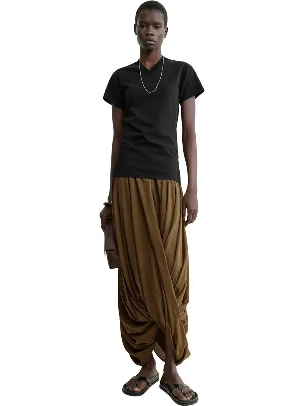 TOTEME Cocoon Skirt - Walnut