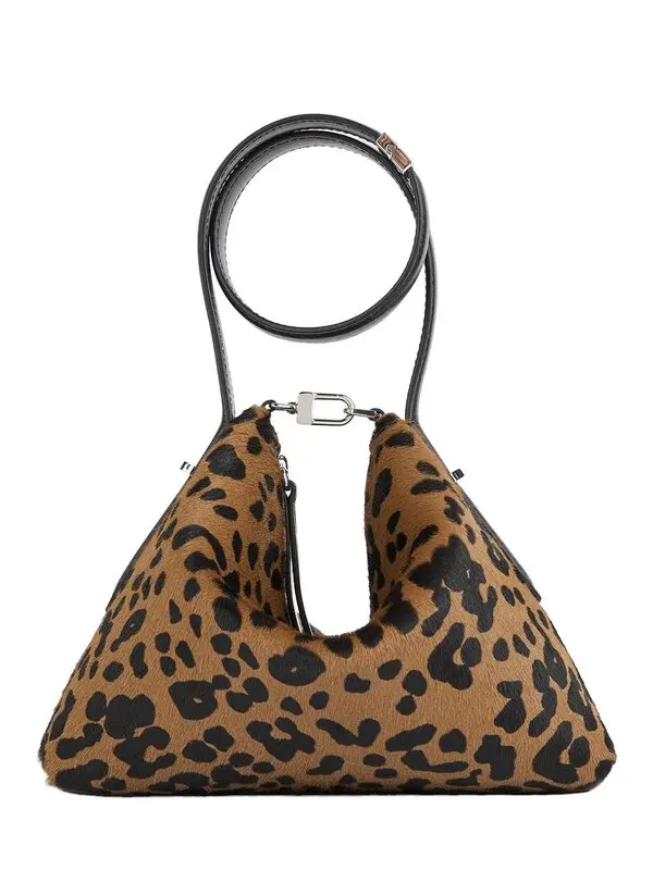 TOTEME Bevel Pony Hair Wristlet - Leopard