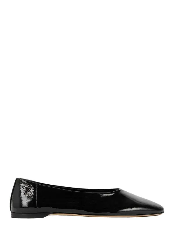 TOTEME Slip Naplack Ballerinas - Black