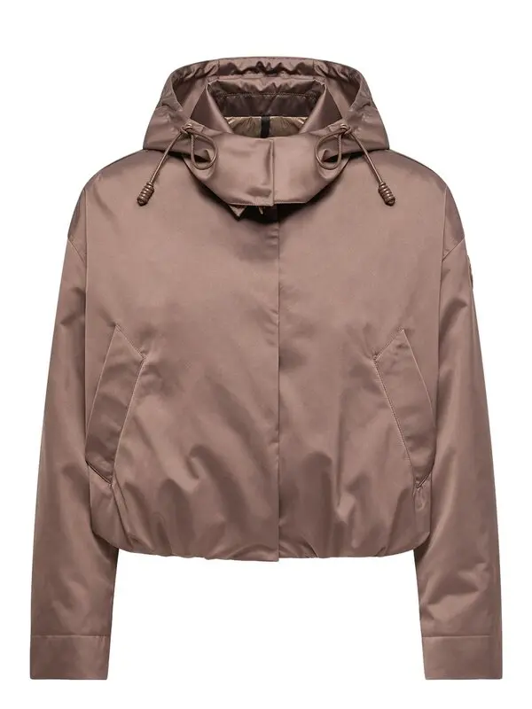 Moncler Chevreuil Duchesse Short Down Jacket - Brown