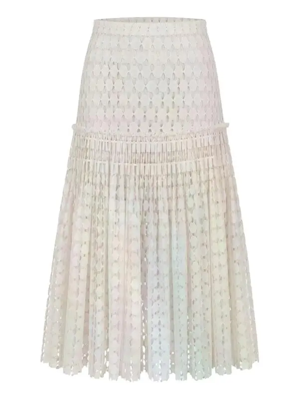 Ulla Johnson Aris Lace Skirt - Neutrals