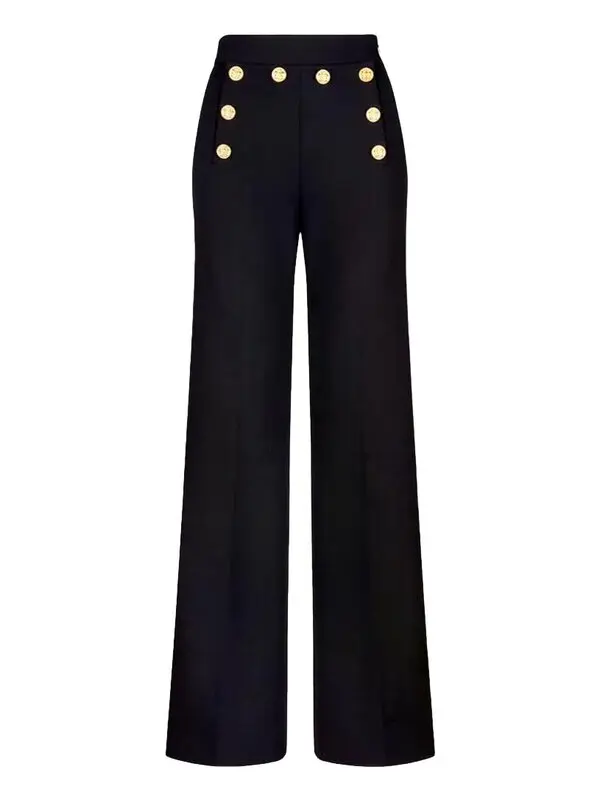 Smythe Nautical Wool Trousers - Blue