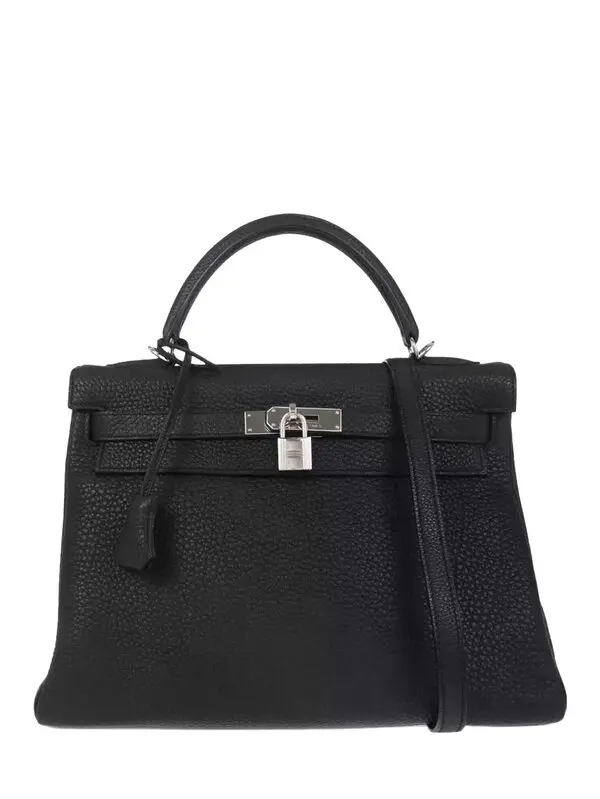 Hermès Togo Kelly 32 Handbag - Black