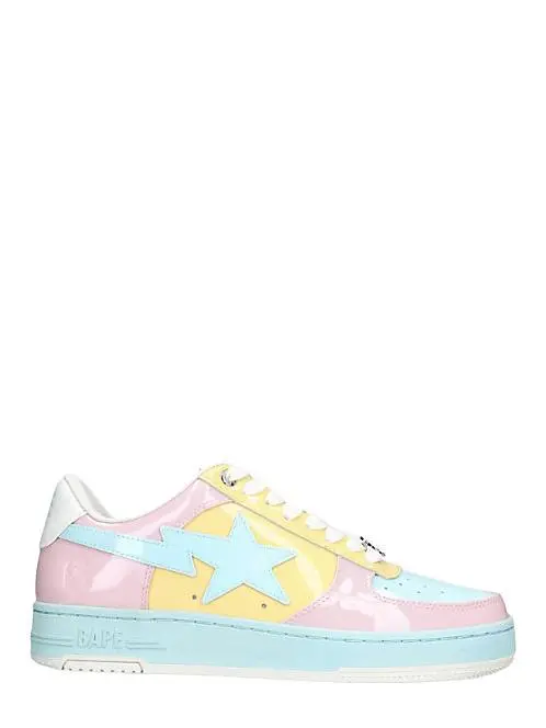 A BATHING APE Sta Icon #6 M2 Leather Trainers - Mult/other