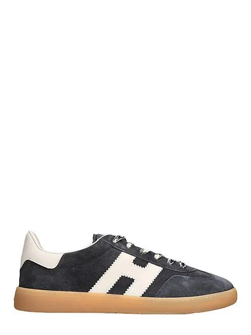Hogan Suede Lace-up Sneakers - Navy