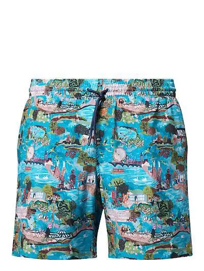 Derek Rose Printed Swim Shorts - Multi-coloured