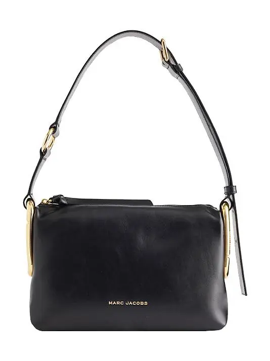 Marc Jacobs Medium Leather Shoulder Bag - Black