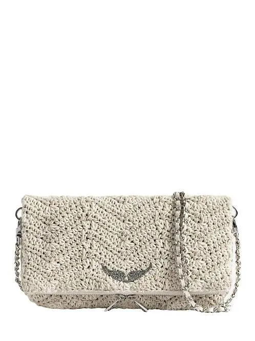 Zadig&Voltaire Rock Macramé Cotton Cross-body Bag - Flash