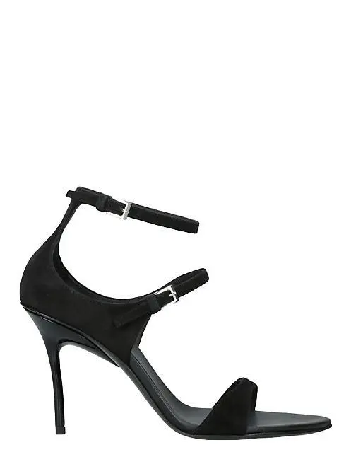 Alaïa Azzedine Drop Strappy 90 Leather Sandals - Black