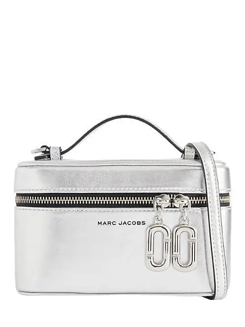 Marc Jacobs Scene Vanity Leather Top Handle Bag - Silver
