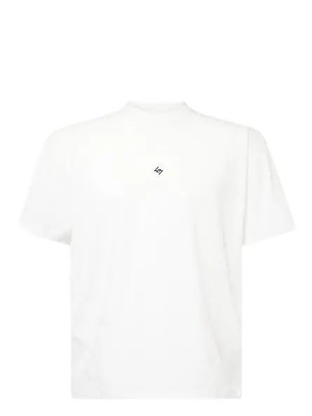 247 BY REPRESENT Dna Crewneck Stretch-jersey T-shirt - Flat White