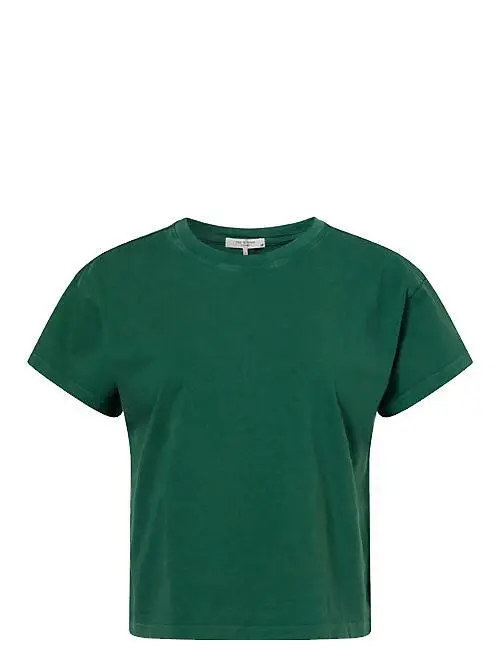 Rag & Bone Kelly Boxy Cotton T-shirt - Forest