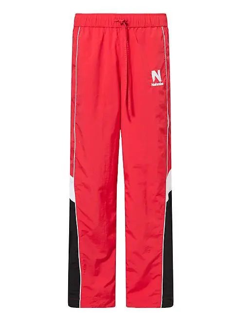 NAHMIAS Colour-block Nylon Jogging Bottoms - Red