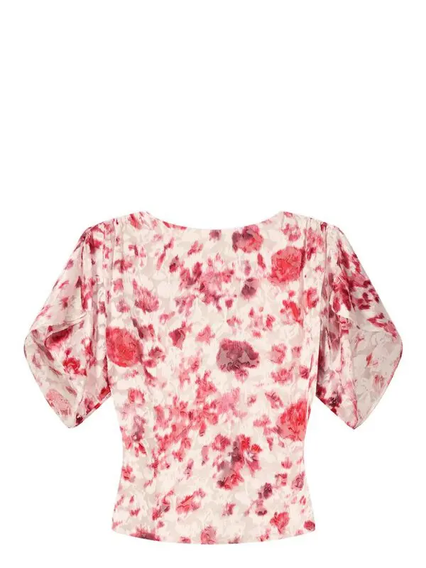 Isabel Marant Étoile Hervane Top - Ecru/pink