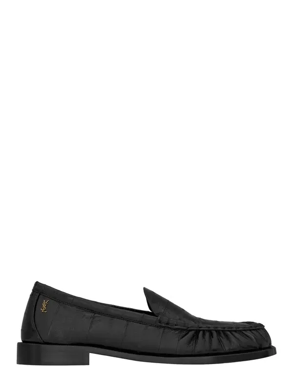Saint Laurent Theobald Eel Loafers - Black