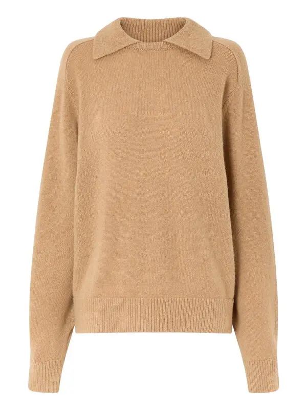 Khaite Jackson Wool And Cashmere-blend Sweater - Neutrals