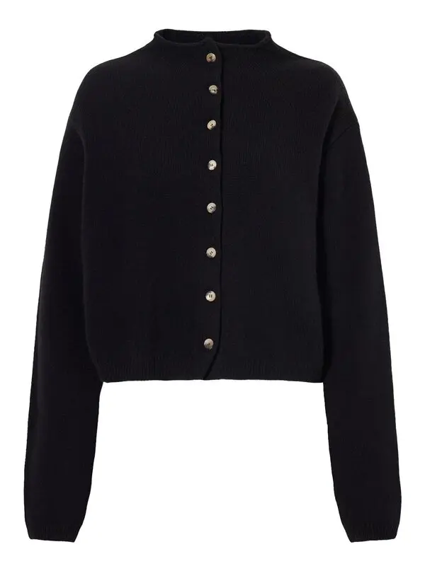 Khaite Annora Wool And Cashmere-blend Turtleneck Sweater - Black