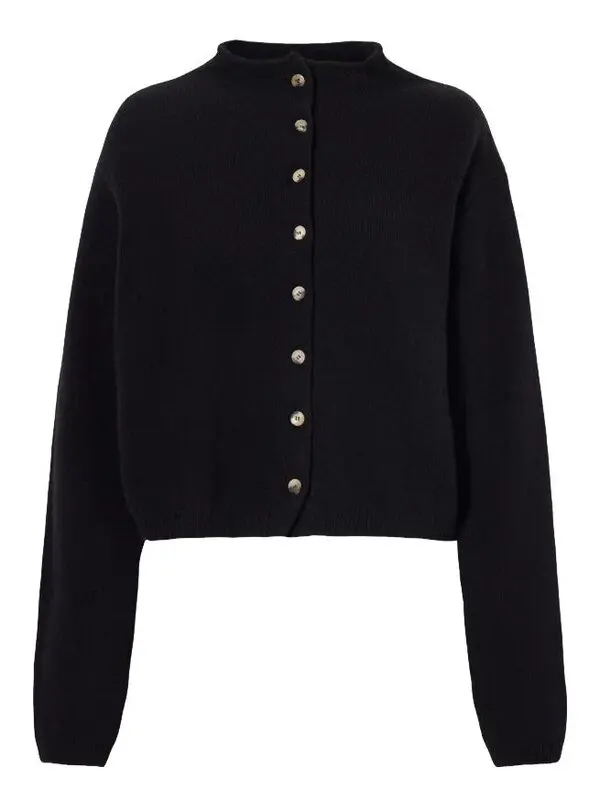 Khaite Annora Wool And Cashmere-blend Turtleneck Sweater - Black