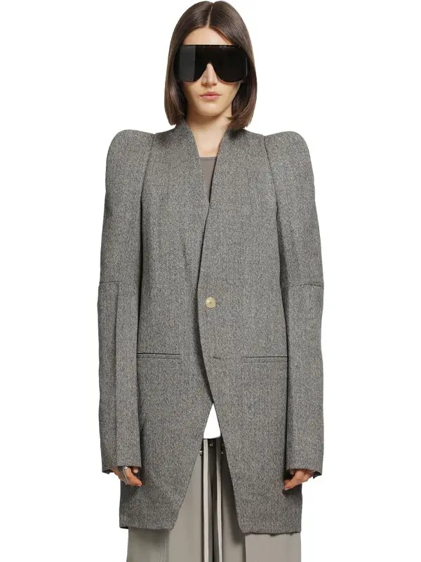 Rick Owens Tower Metro Jacket - Grey