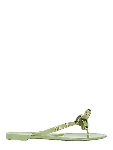 Valentino Garavani Rockstud Thong Sandals - Cleared Mint
