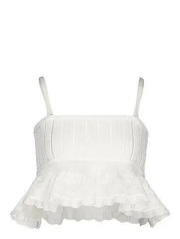 Alaïa Crinoline Top - Blanc