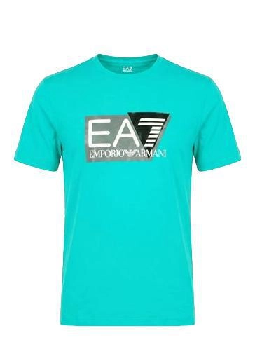 EA7 T-shirt Size Cotton, Elastane - Blue
