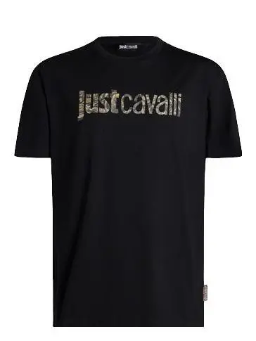 Just Cavalli T-shirt Size Cotton - Black