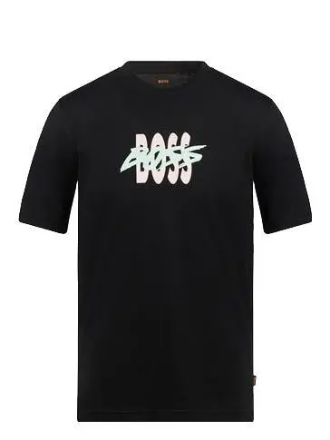 BOSS T-shirt Size Cotton - Black