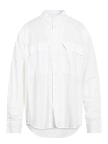 Armani Exchange Shirt Size Linen, Cotton - White