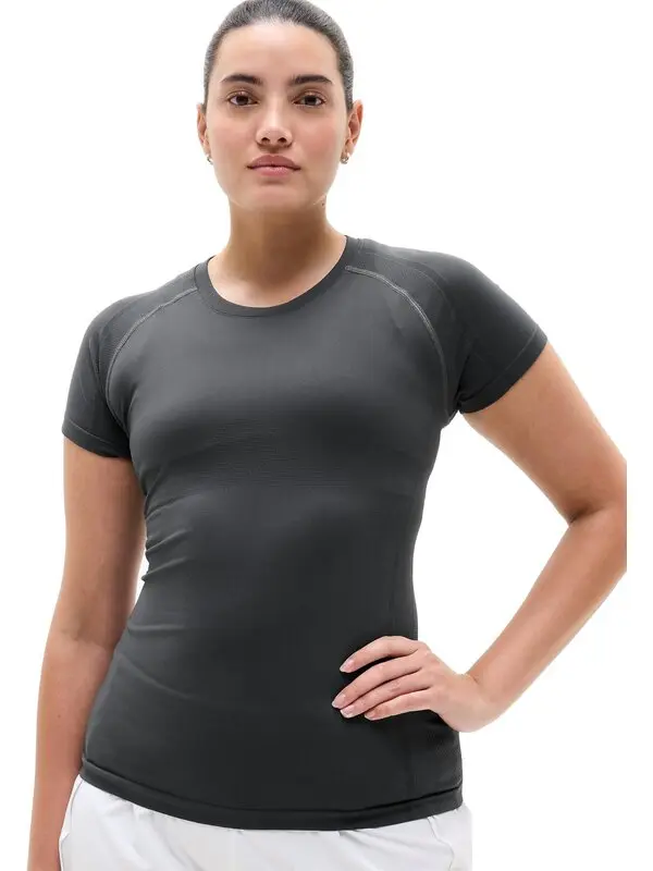 Athleta Momentum Flex Tee - Ash