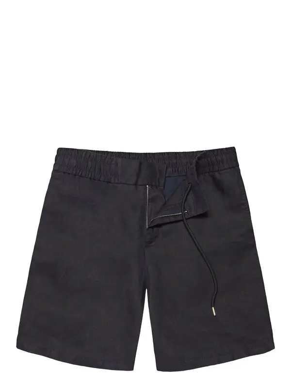Orlebar Brown Tailored Linen Shorts - Blue