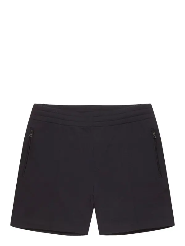 Orlebar Brown Claic Fit Drawcord Merino Weat Hort In Night Iri - Blue