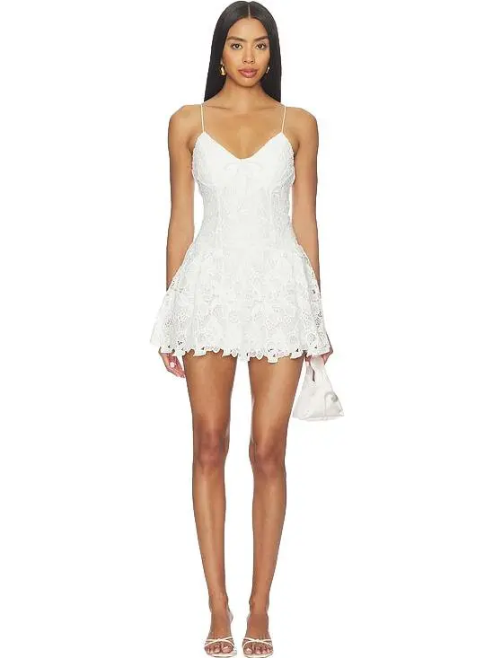 MORE TO COME Jasleen Mini Dress - Ivory