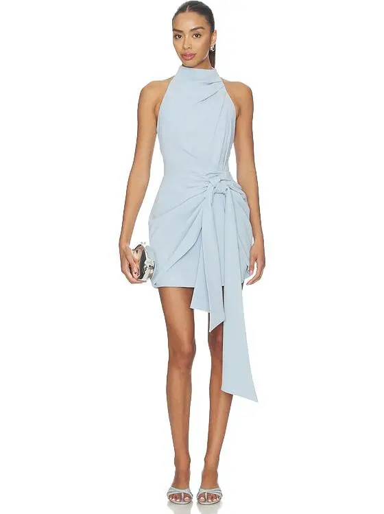 ELLIATT Anaya Halter Mini Dress - Blue