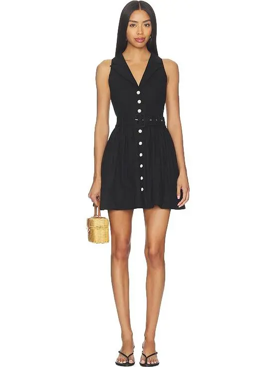 ELLIATT Emilie Collared Mini Dress - Black
