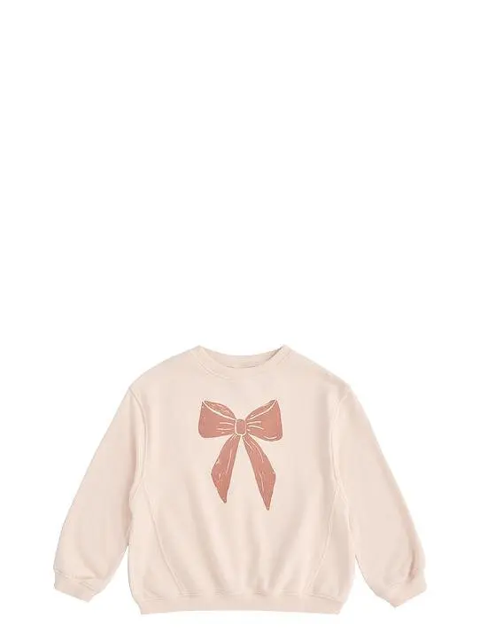 RYLEE + CRU Graphic Crewneck Sweatshirt - Bow