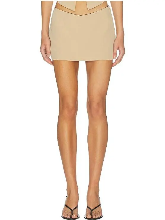BY.DYLN X Revolve Becky Skirt - Tan