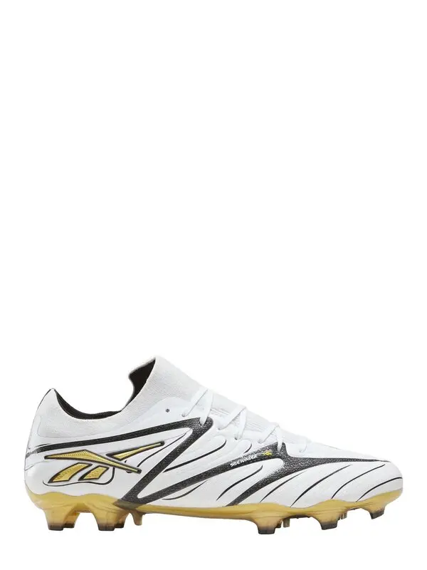 REEBOK Sidewinder 26 Elite Firm Ground Cleats - White/black/silver